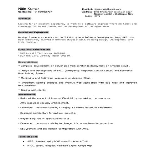 Nitin_Kumar | DOCX | Cloud Computing | Internet