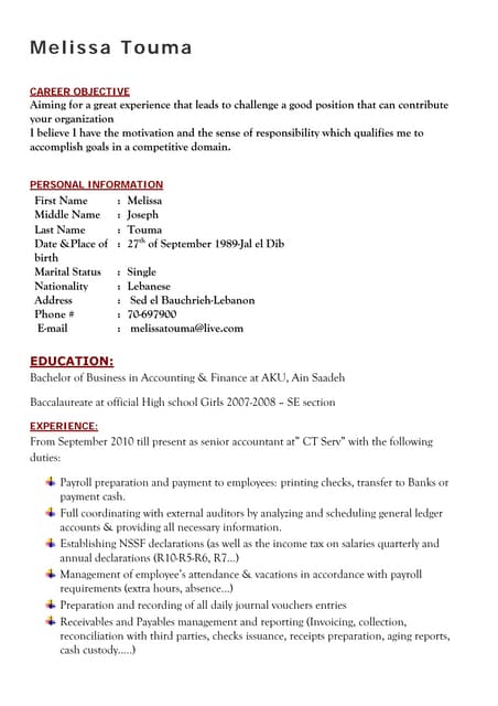 Rasly CV | PDF