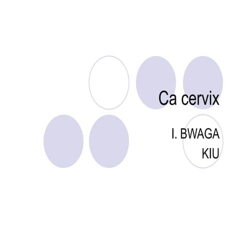 CANCER OF THE CERVIX/ CERVICAL CARCINOMA | PPTX