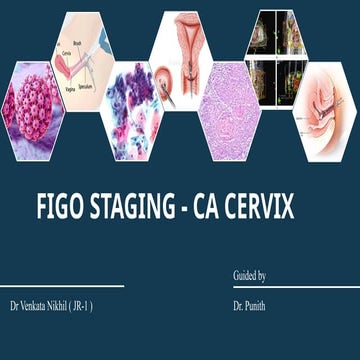 Carcinoma CERVIX - FIGO staging .......Carcinoma cervix Anatomy Lymphatic drainage ...