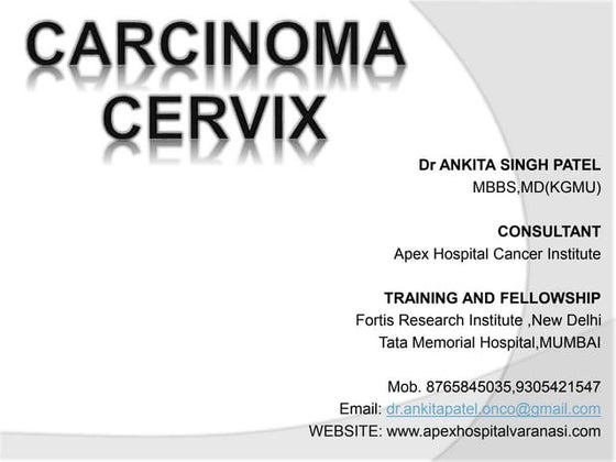 CA CERVIX - PUBLIC AWARENESS | PPTX