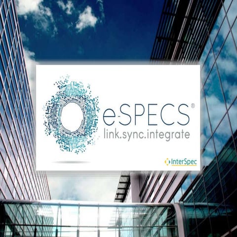 e-SPECS Customer Presentation 2015 | PPT