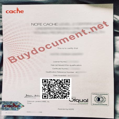 Cache certificate, NCFE certificate | PDF