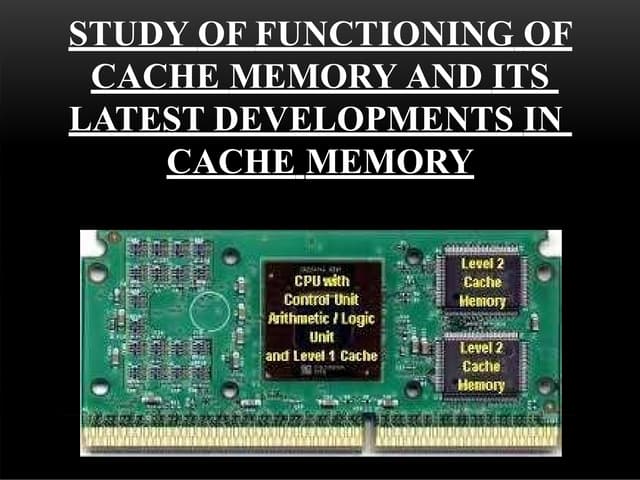 Cache memory | PPS