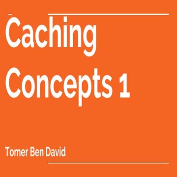 Caching Concepts Part 1 Ppt 4521