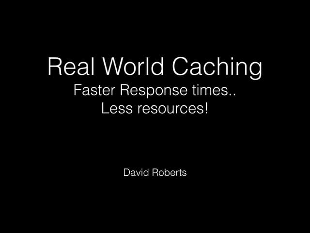 Real World Caching With Ruby On Rails Ppt