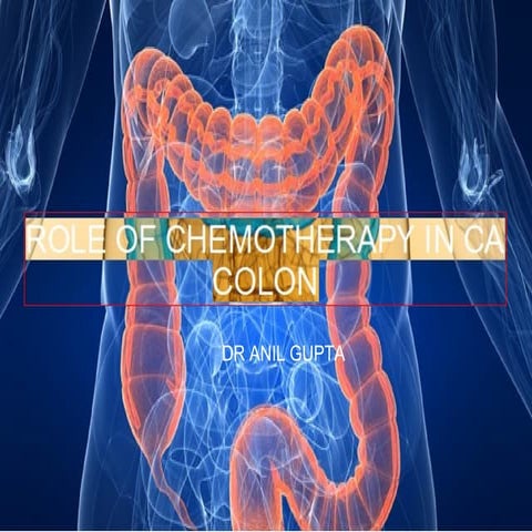 Role of chemotherapy Carcinoma colon | PPT