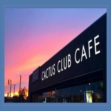 Cactus club project | PDF