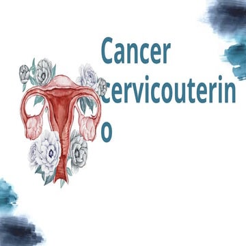 Cáncer cervical en el primer nivel de atención ca cu.pptx