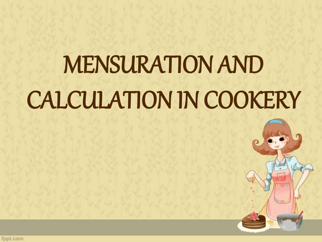 Mensuration and calculation | PPTX