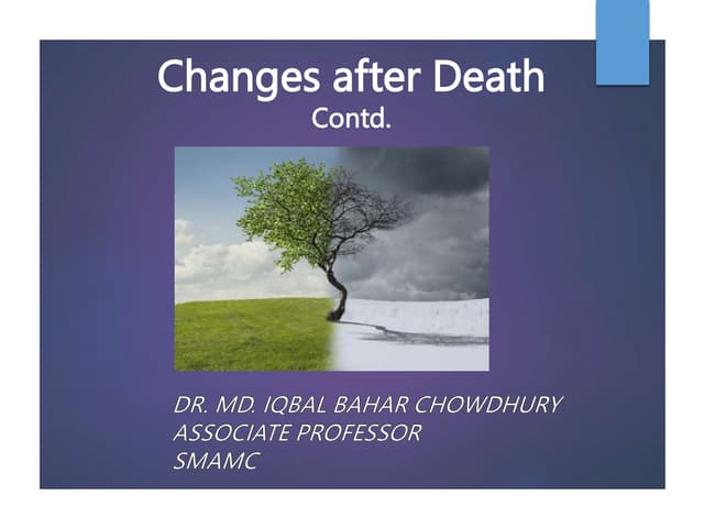 Rigor mortis ppt | PPTX