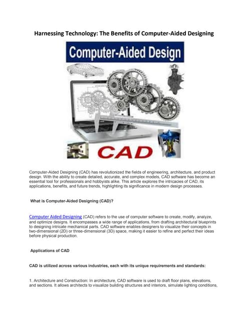 CAD/CAM ppt | PPT