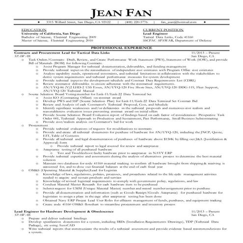 Jean S Fan Resume | PDF