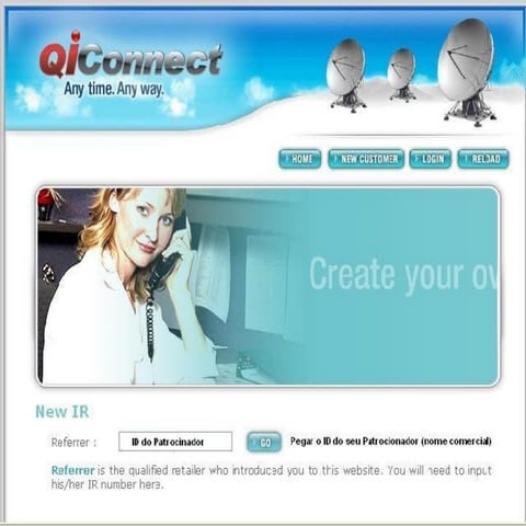 Cadastro Qi Connect | PPT