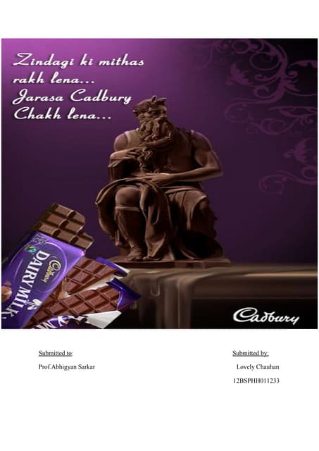 Cadbury Marketing and its effect on consumer behaviour | PPTX