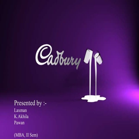 Sales And Distribution of Cadbury | PPTX