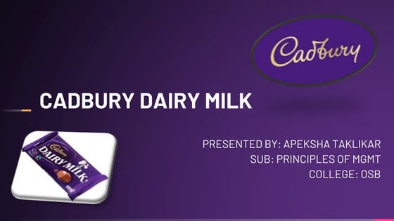 REVITALIZATION OF CADBURY 5 STAR | PPTX