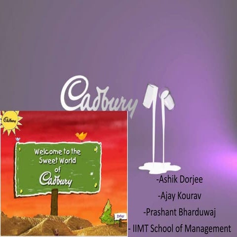 Cadbury sales force & channel management | PPTX