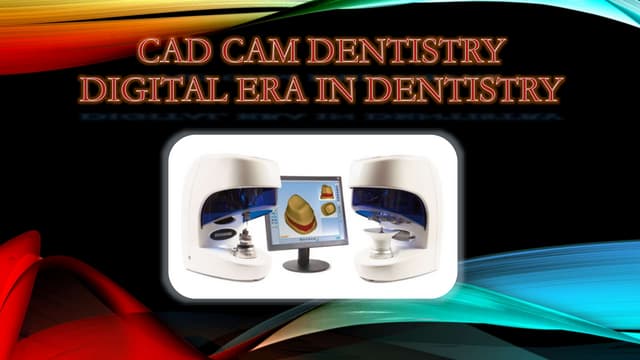 Cadcam in Dentistry | PPTX