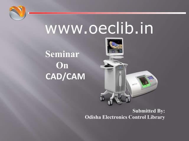 Introduction to CAD/CAM | PPTX