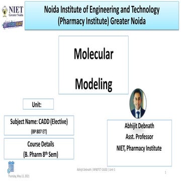 Molecular Modeling | PPTX
