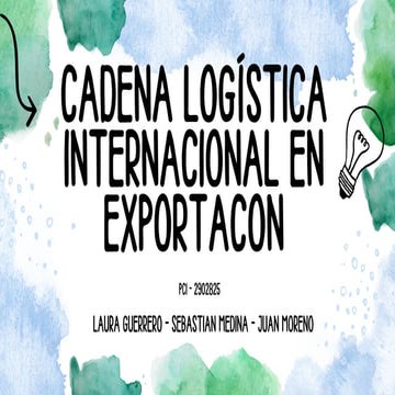 cadena logistica internacional del cafe colombiano | PDF