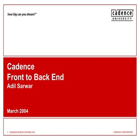 Cadence (2) | PPT