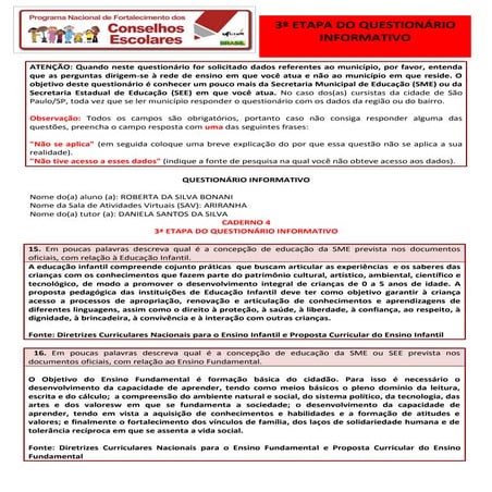 Perfil do estudante | PDF