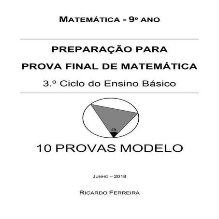 Caderno de provas modelo | PDF