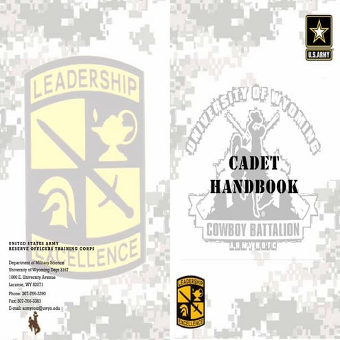 cadet-handbook rotc taking notes subject | PDF