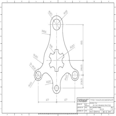 Cad exercises sample 001 | PPT