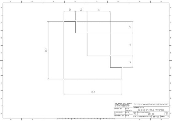 Cad exercises sample 003 | PPT