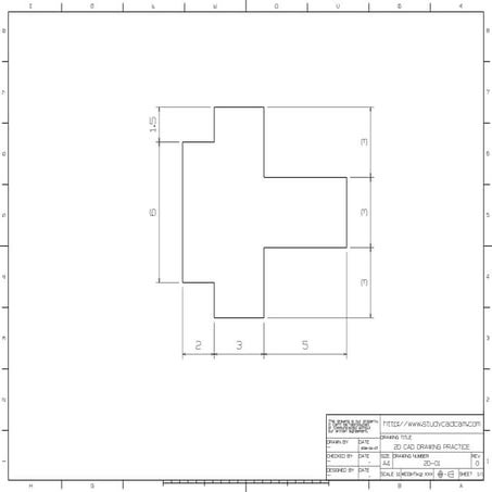 Cad exercises sample 004 | PDF