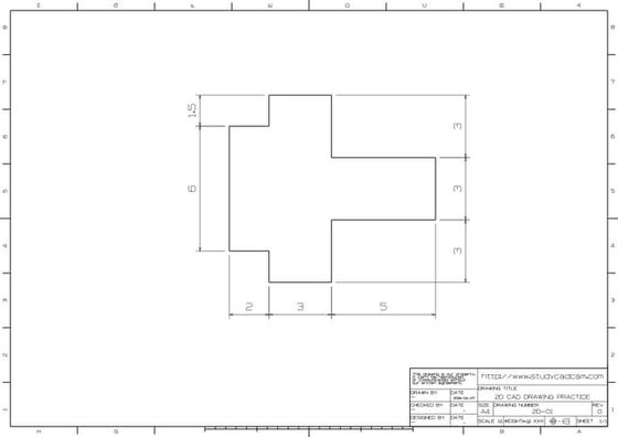 Cad exercises sample 019 | PPT