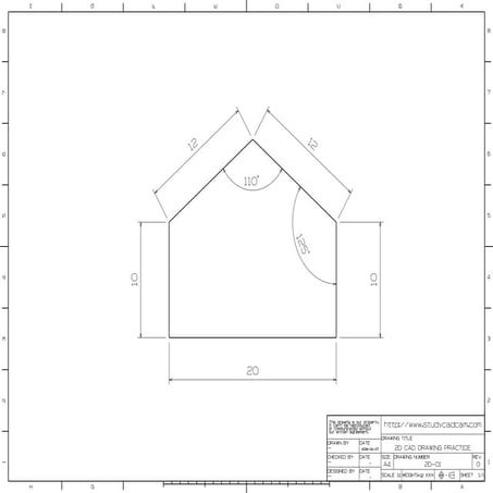 Cad exercises sample 001 | PDF