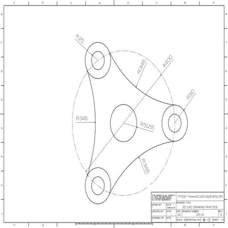 Cad exercises sample 021 | PDF