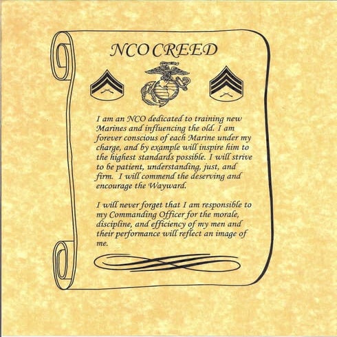 NCO Creed | PDF