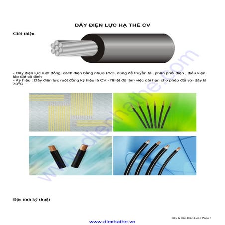 Cadivi cap dien luc | PDF