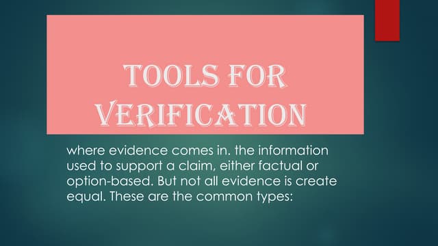 Types of Evidence.pptx_ English 9- Evidence | PPTX