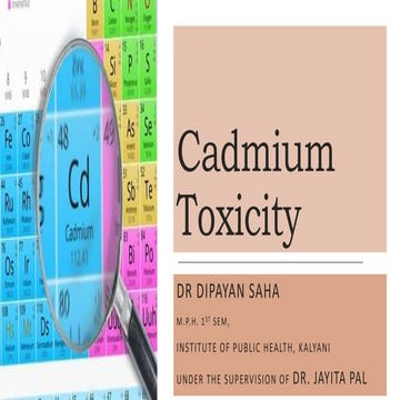 Cadmium Toxicity.pptx