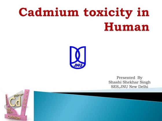 Cadmium toxicity abhi | PPT