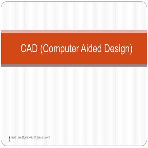 Cad notes | PPT