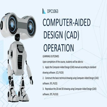 DPC 1063 Computer-aided design operation | PDF