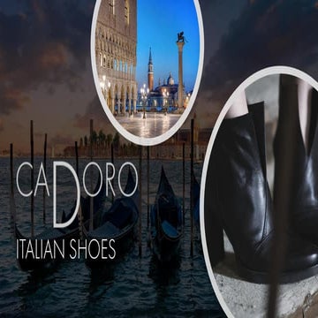 Cadoro - Italian Shoes | PDF