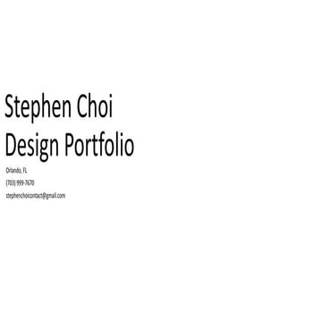 Cad portfolio | PPTX