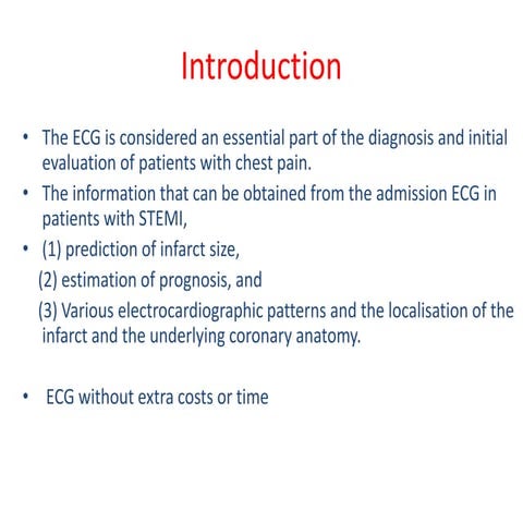 Localization of MI on ECG | PPT