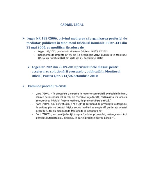 Definitia medierii | PDF