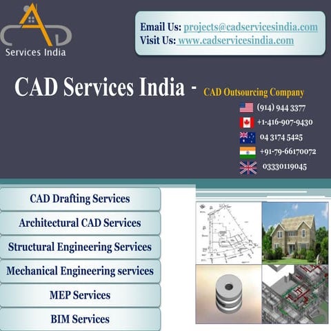 CAD Services India is your one stop shop for comprehensive CAD ...