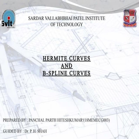 HERMITE CURVES AND B SPLINES | PPTX