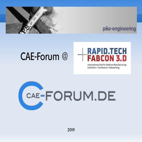 CAE-Forum @ Rapid.Tech